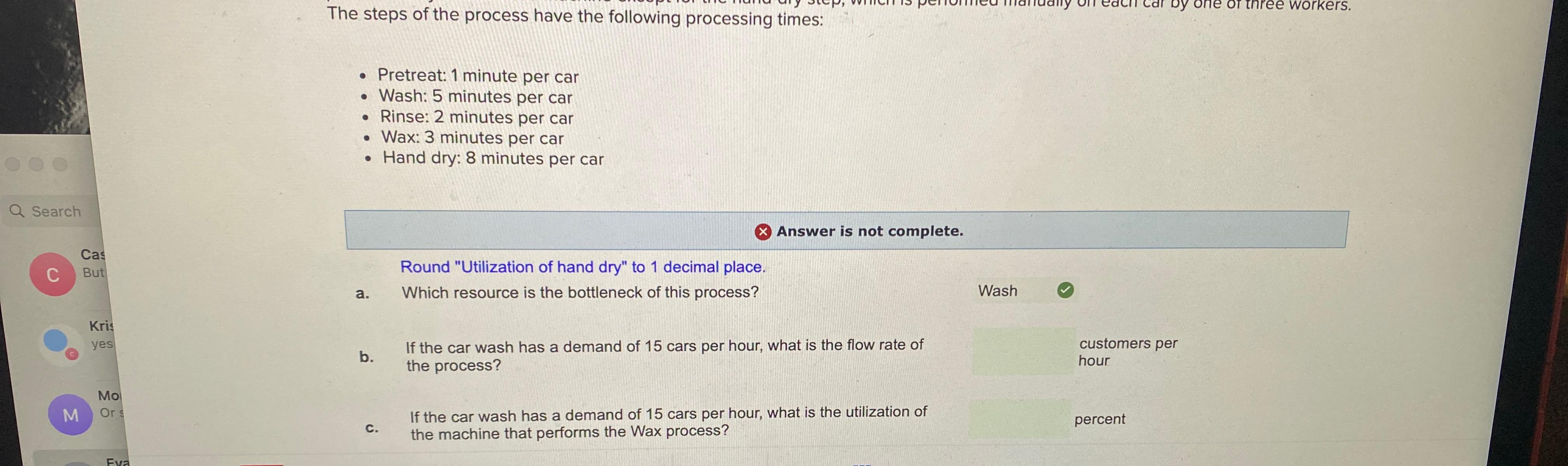 Solved The steps of the process have the following | Chegg.com