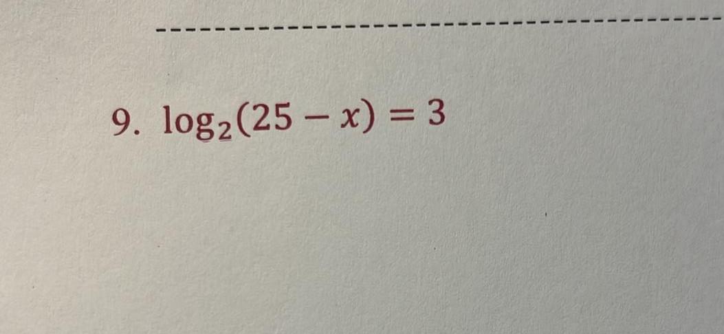 Solved log2(25−x)=3log5x+log5(x+2)=log53102x−1=106+5x1 | Chegg.com