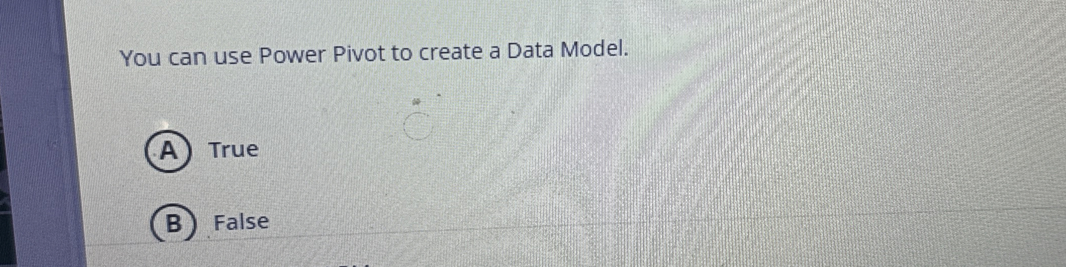 Solved You can use Power Pivot to create a Data | Chegg.com