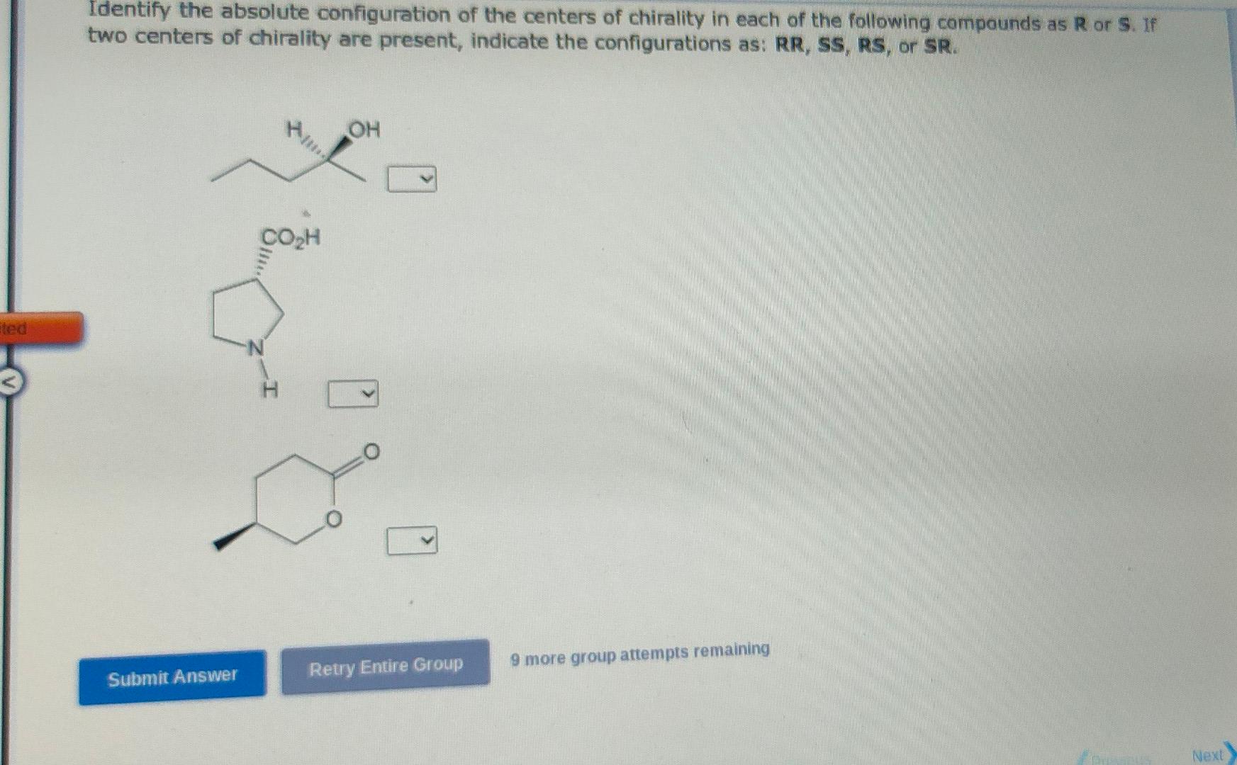 Solved Draw a structural formula of the S configuration of | Chegg.com