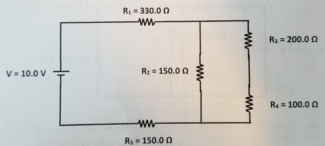 Solved Find the current through resistor R4 and the voltage | Chegg.com