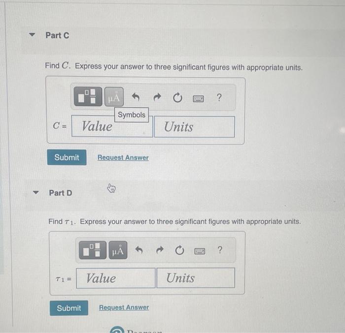 Solved V1=18 V,V2=45 V,L=5mH,R1=1.2kΩ , R2=2.1kΩ and | Chegg.com