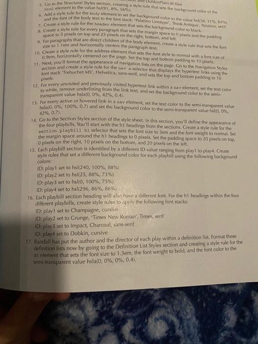 Can Anyone Help With The Code For The Html 5 And Css 