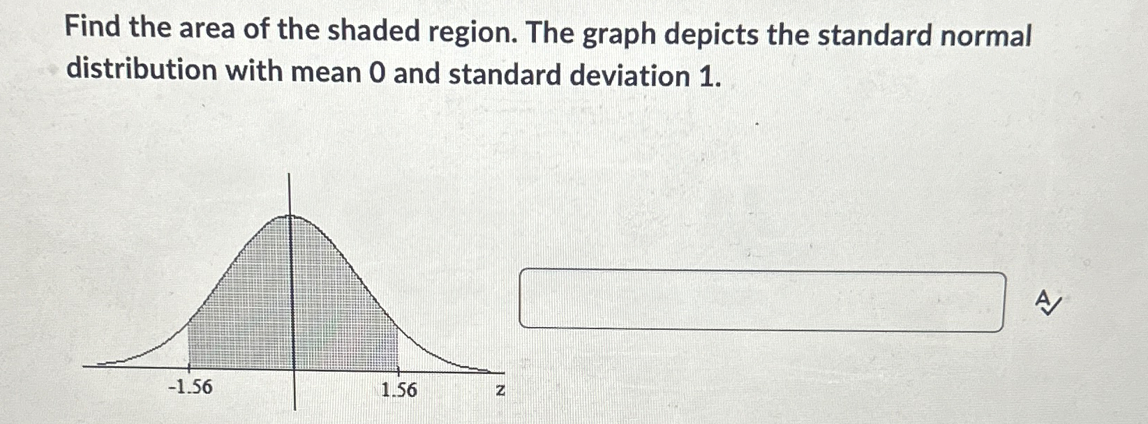 Solved Find the area of the shaded region. The graph depicts | Chegg.com