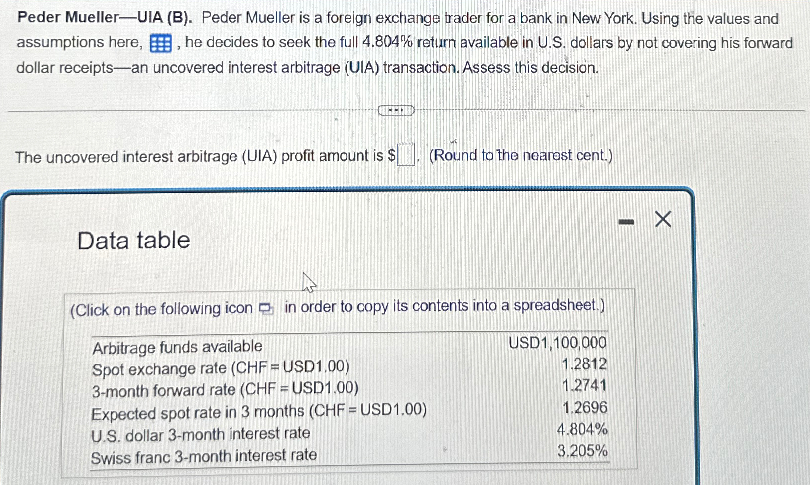 Solved Peder Mueller-UIA (B). ﻿Peder Mueller is a foreign | Chegg.com