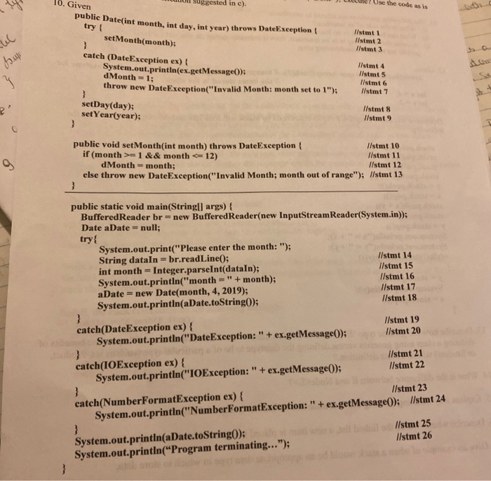 Solved Use the code as is rel Istmt 1 l/stmt 2 I/stmt 3 | Chegg.com