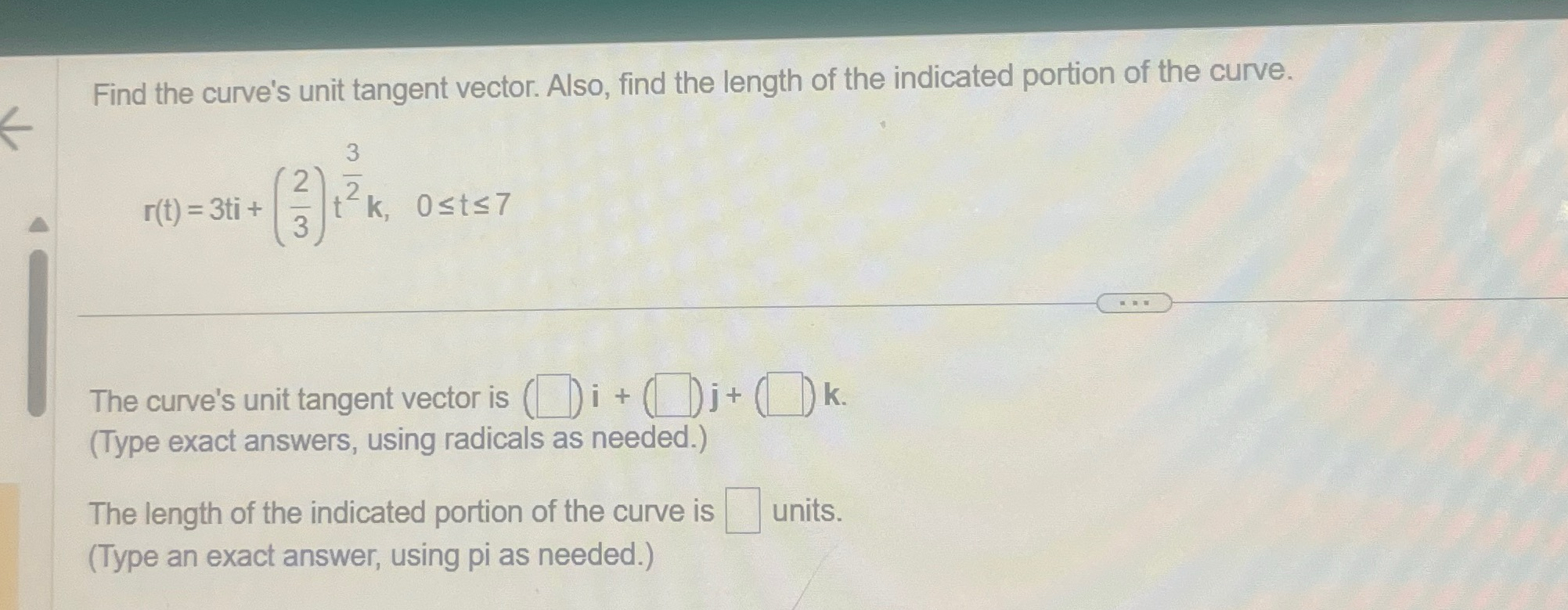 Solved Find the curve's unit tangent vector. Also, find the | Chegg.com