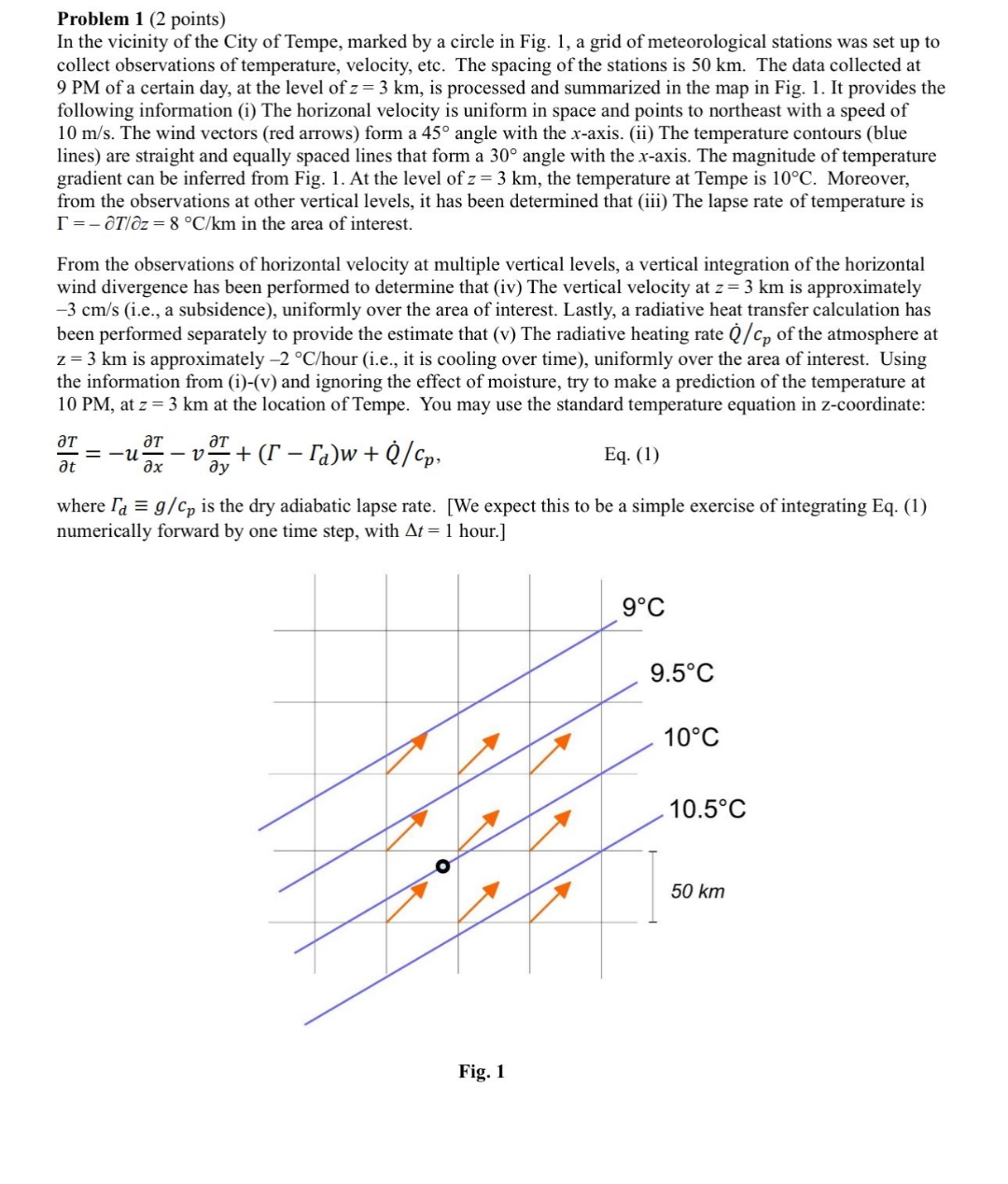Solved Problem 1 (2 ﻿points)In the vicinity of the City of | Chegg.com