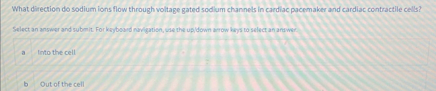 Solved What direction do sodium ions flow through voltage | Chegg.com