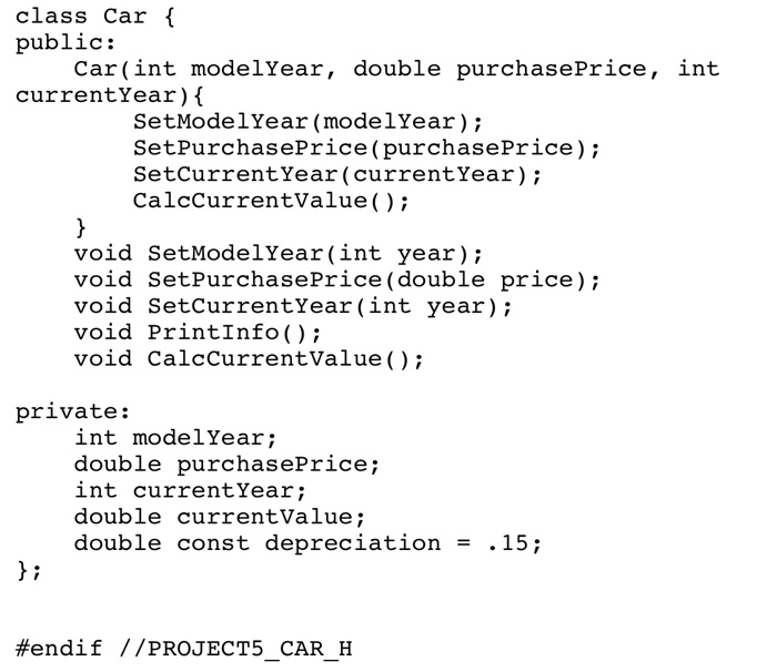Solved Programming Assignment 5 Help Me Figure Out My Cars