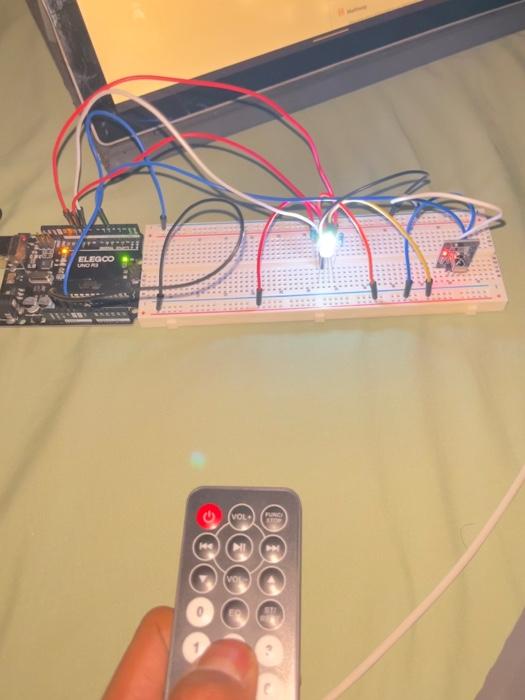 Solved I'm trying to build a circuit where an IR remote is | Chegg.com