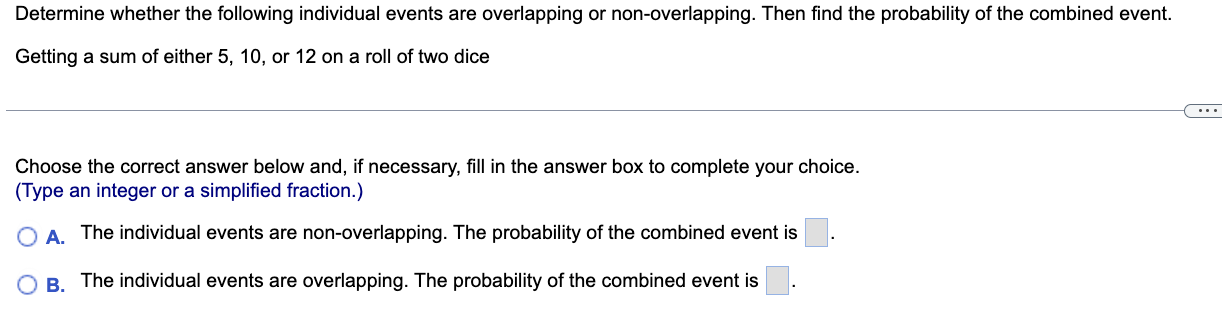 Solved Determine whether the following individual events are | Chegg.com