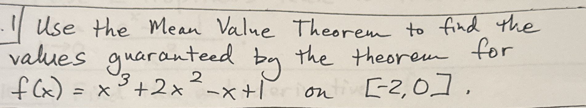 Solved Use the Mean Value Theorem to find the values | Chegg.com