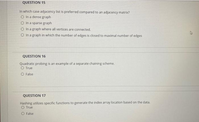 Solved QUESTION 1 Given the code, choose the correct option | Chegg.com