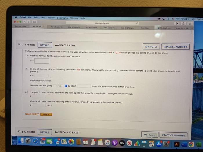 Solved Satari e Edt View History Bookmarks Window Help Wed | Chegg.com
