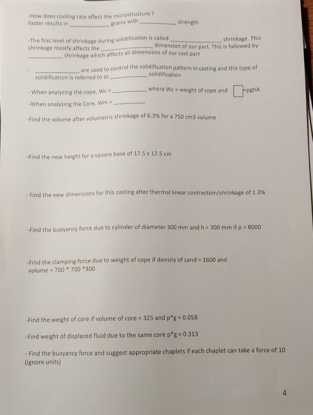 Solved How does cooling rate affect the microstructure? | Chegg.com