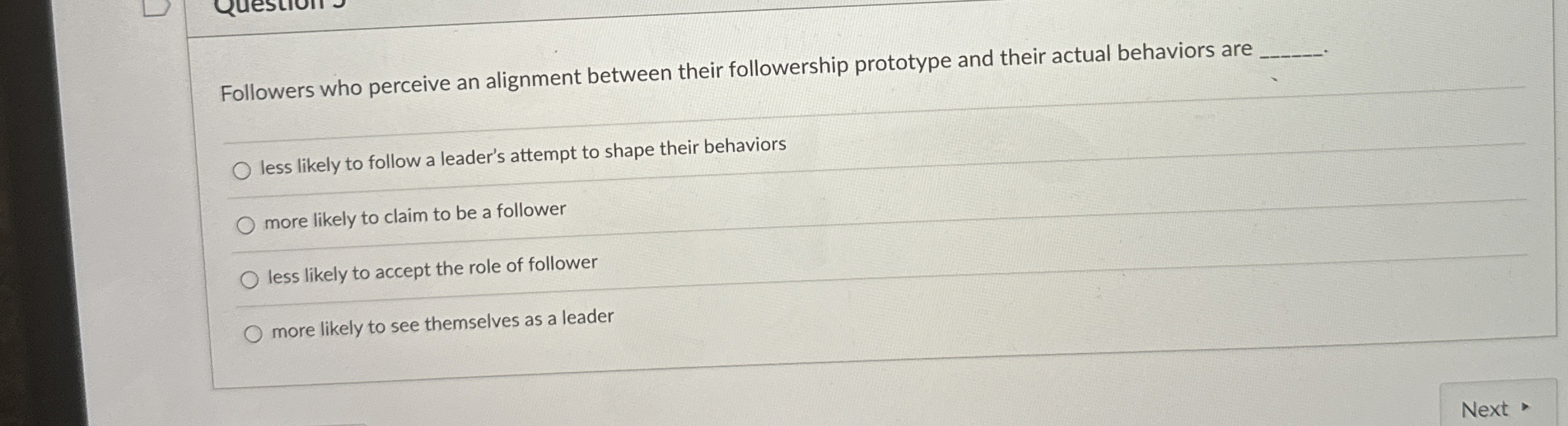 Solved Followers who perceive an alignment between their | Chegg.com