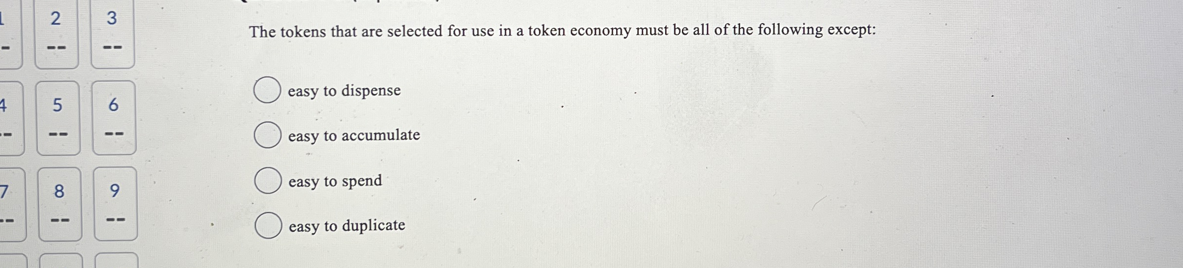 Solved 23The tokens that are selected for use in a token | Chegg.com