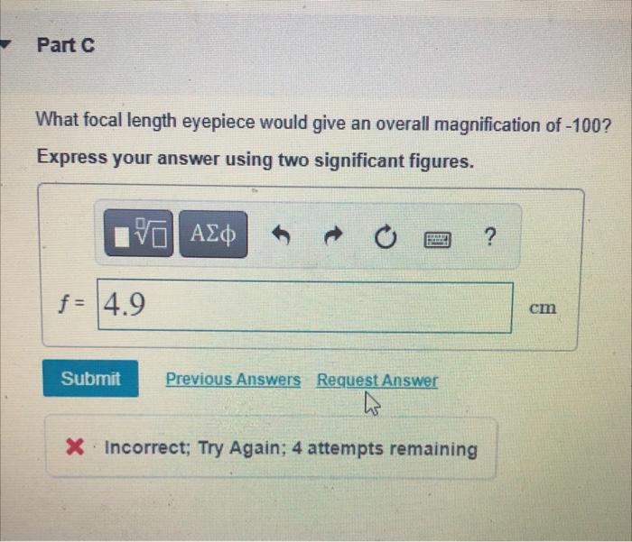 Solved The "tube length" of a microscope is defined to be | Chegg.com