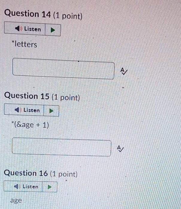 Solved Given the following memory diagram and symbol table: | Chegg.com