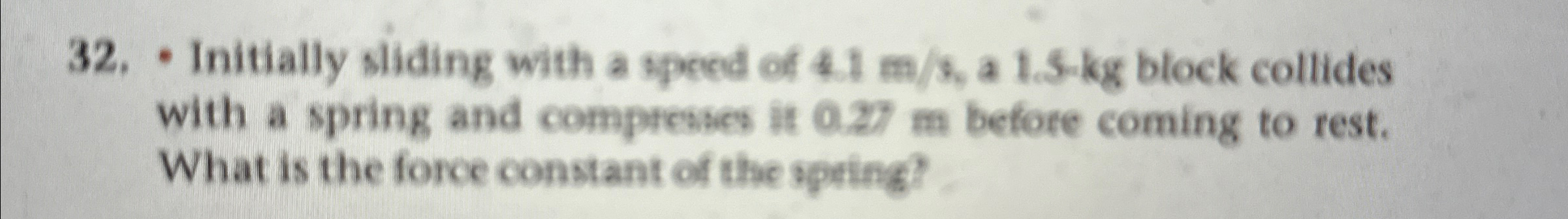 Solved Initially sliding with a speed of 4.1ms, ﻿a 1.5-kg | Chegg.com