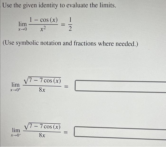 Solved Evaluate the limit. (Use symbolic notation and | Chegg.com