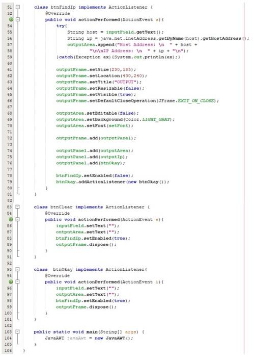 Solved Ackage Javaawt Mport Java Awt Mport Java Awt 6362