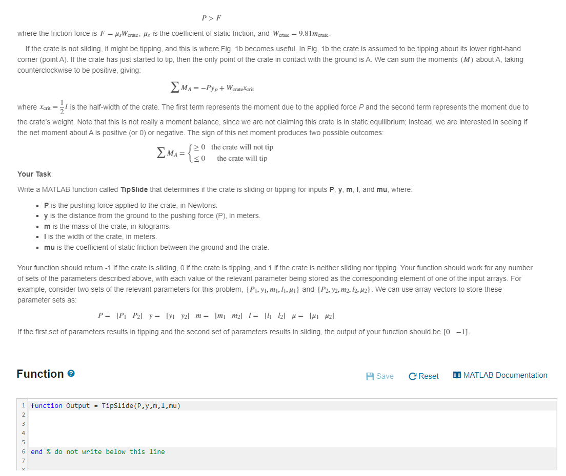 Solved Matlab Help Please Help Me Write And Understand The 