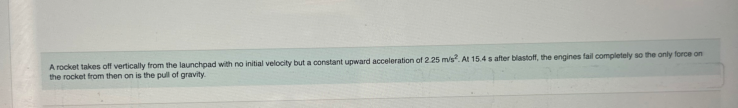 A rocket takes off vertically from the launchpad with | Chegg.com