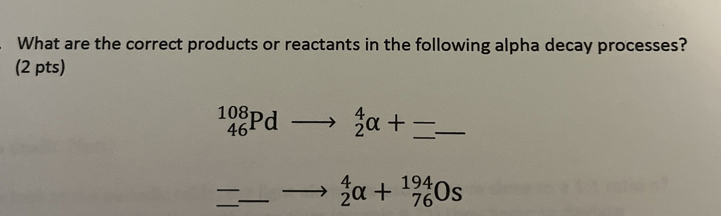 Solved What are the correct products or reactants in the | Chegg.com