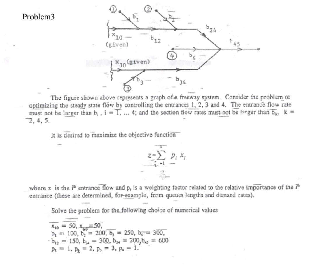 Solved Problem3 61 Bu * 10 (given) 012 45 4 4 *30 (given) 34 | Chegg.com