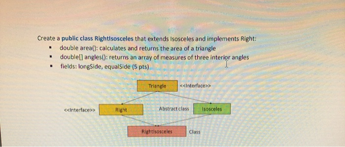 Solved Interface and Abstract Class (20 pts): There are | Chegg.com
