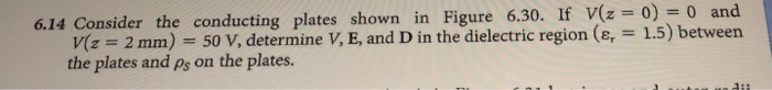 Solved TV4.pui CHAPTER 6 ELECTROSTATIC BOUNDARY-VALUE | Chegg.com