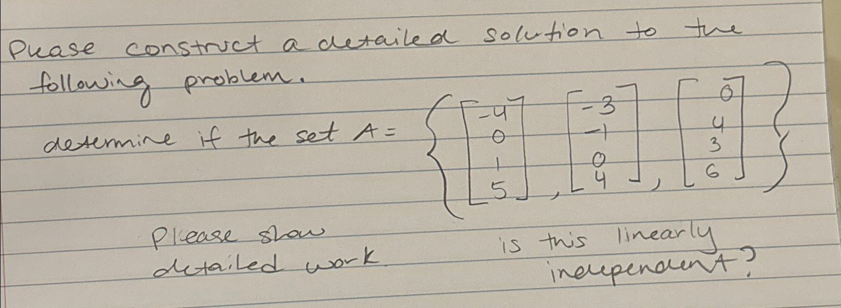 Solved Please construct a detailed solution to the following | Chegg.com