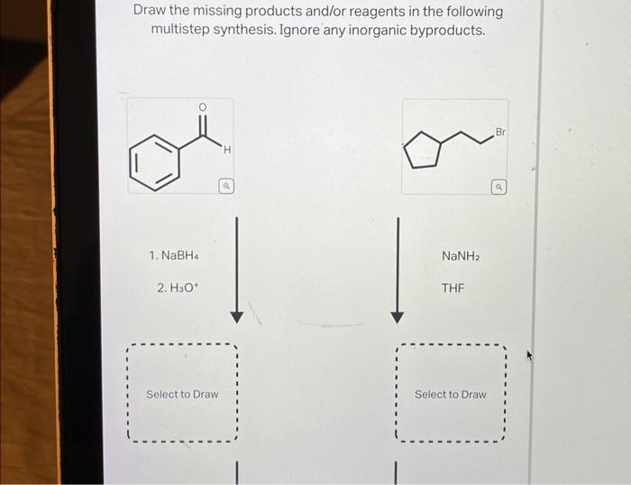 Solved 1.9-BBN, THF 2. H2O2, NaOH Select to Draw K o HBr (1 | Chegg.com