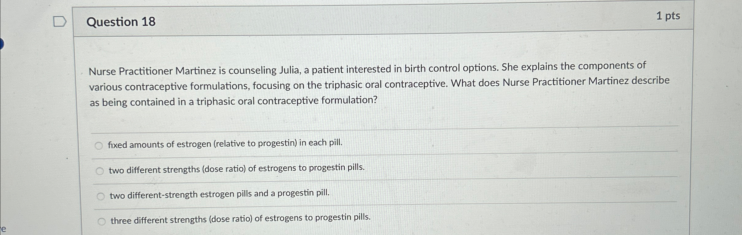 Solved Question 181 ﻿ptsNurse Practitioner Martinez is | Chegg.com