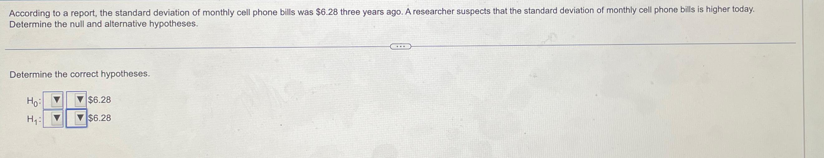 Solved Determine the null and alternative | Chegg.com