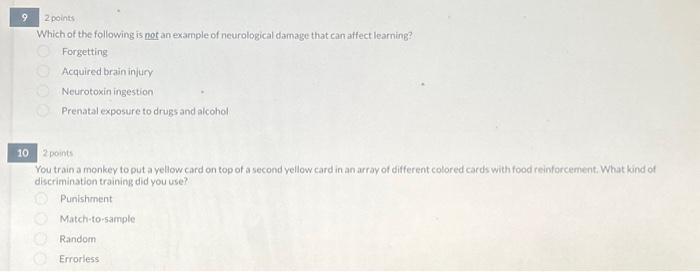 Solved Which generalization gradient data path color shows | Chegg.com