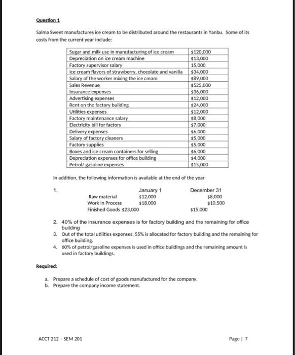 Solved IMA Standard Exercise: Evaluate the following | Chegg.com