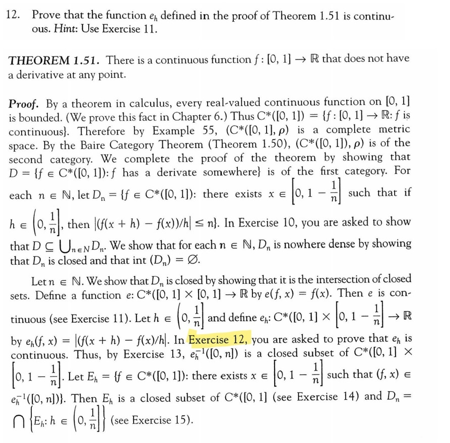 Solved Prove that the function eh ﻿defined in the proof of | Chegg.com