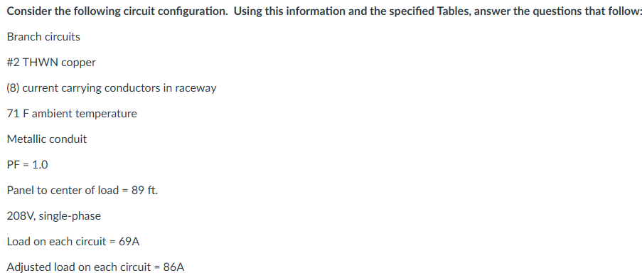 Solved a. ﻿Conductor Ampacity.b. ﻿Correction Factor For | Chegg.com