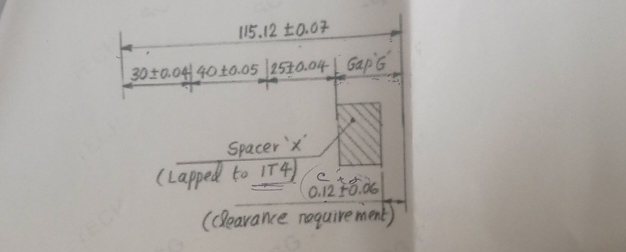 Solved c) ﻿The dimensional chain involved in a typical | Chegg.com