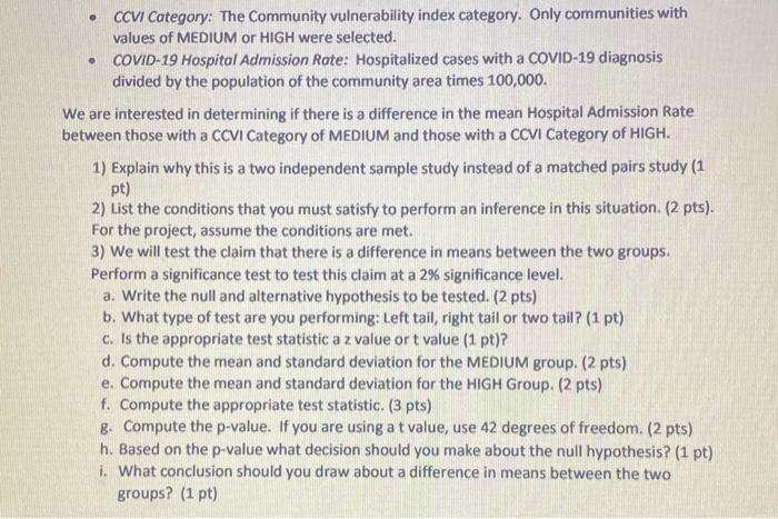 Solved - CCVI Category: The Community vulnerability index | Chegg.com Solved - CCVI Category: The Community vulnerability index | Chegg.com