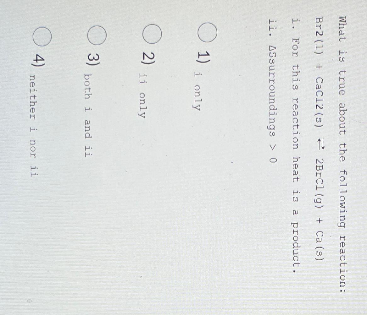 Solved What Is True About The Following