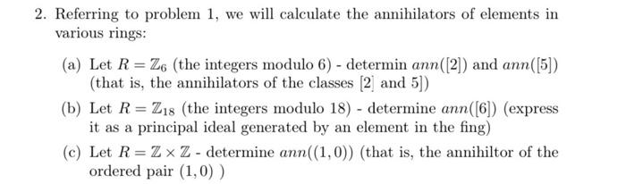 Solved Abstract Algerbra 2Please show all needed work from | Chegg.com