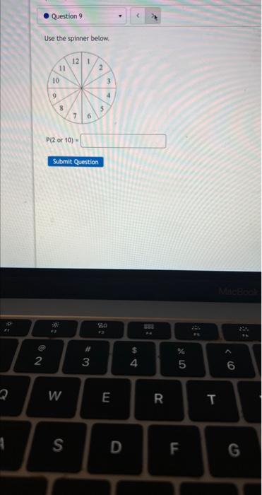 Solved Use the spinner below. | Chegg.com