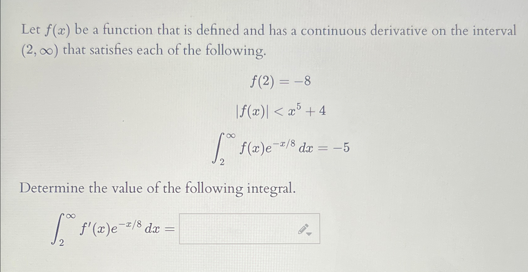 Solved Let f(x) ﻿be a function that is defined and has a | Chegg.com