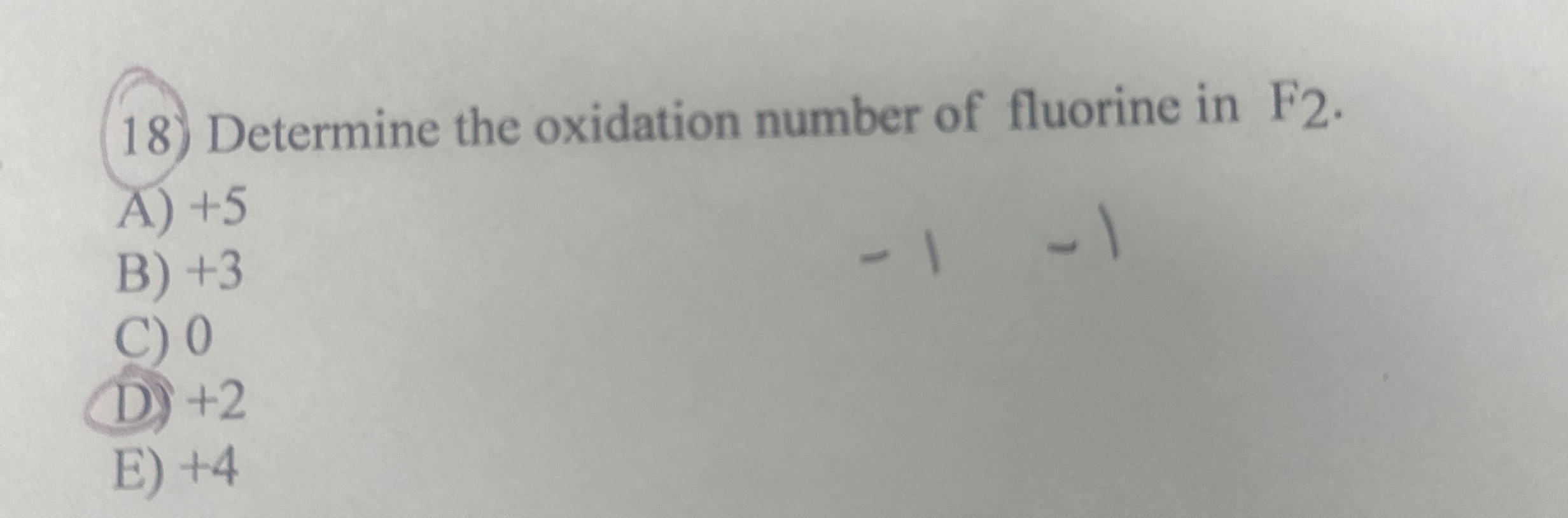 Solved Determine the oxidation number of fluorine in | Chegg.com