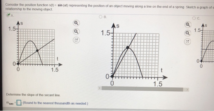 Solved Consider the position function s(t) = sin(xt) | Chegg.com