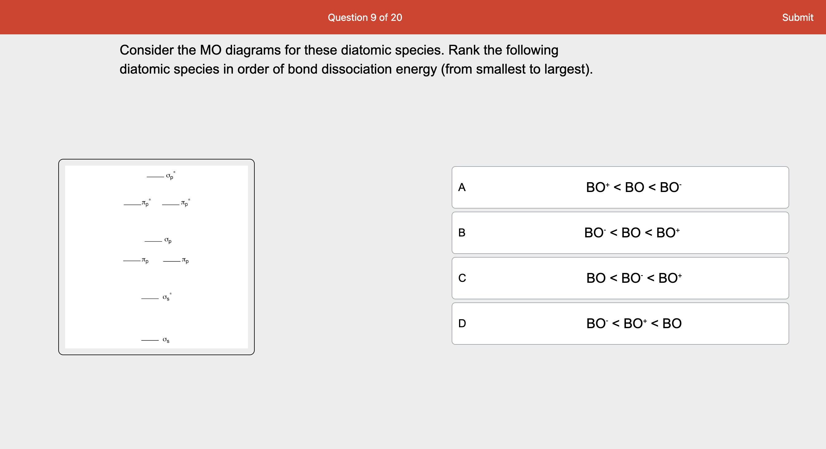 Solved Consider the MO ﻿diagrams for these diatomic species. | Chegg.com
